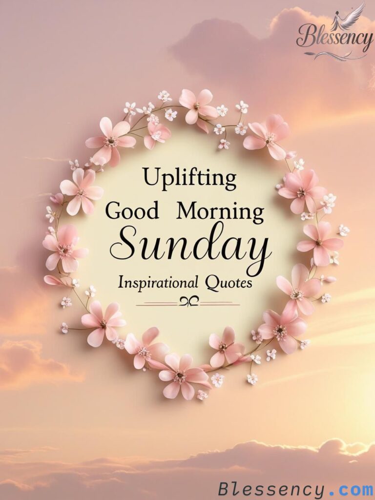100 Emotional & Unique Inspirational Good Morning Sunday Blessings for ...