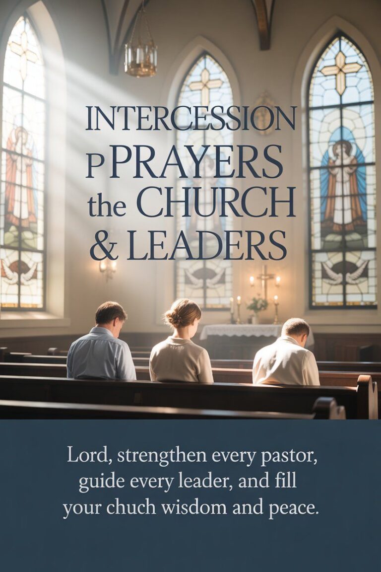 20 Powrfull Prayers of Intercession for This Sunday